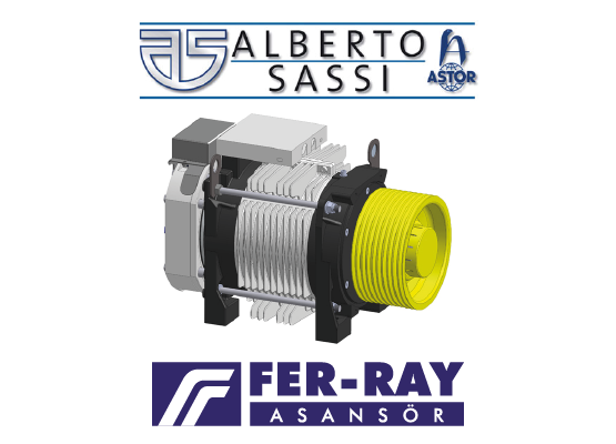 Alberto Sassi Senkron Motor | FER-RAY ASANSÖR | Makina Motor, Ray, Kat ...